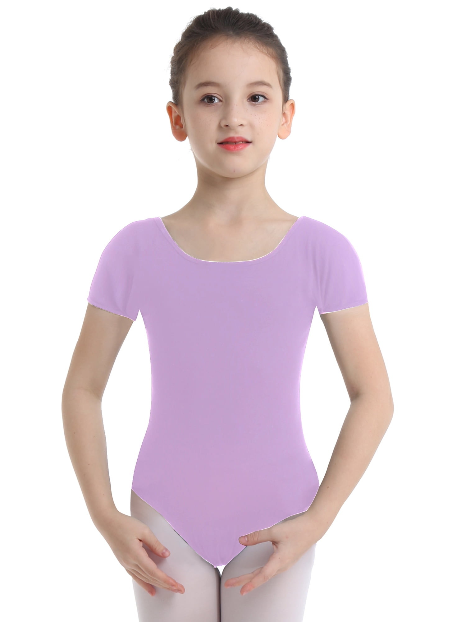 iEFiEL Girls Long Sleeve Ballet Leotard Dance Bodysuit Warm Layer ...