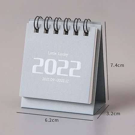 Mini Calendar Book 2022 Desktop Decoration Plan Desk Calendar Office ...