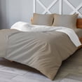 4 Piece Duvet Cover Set Queen, Ombre Color Minimalist Art Soft ...