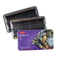 Derwent Studio Colored Pencil 72-Color Tin Set - Walmart.com