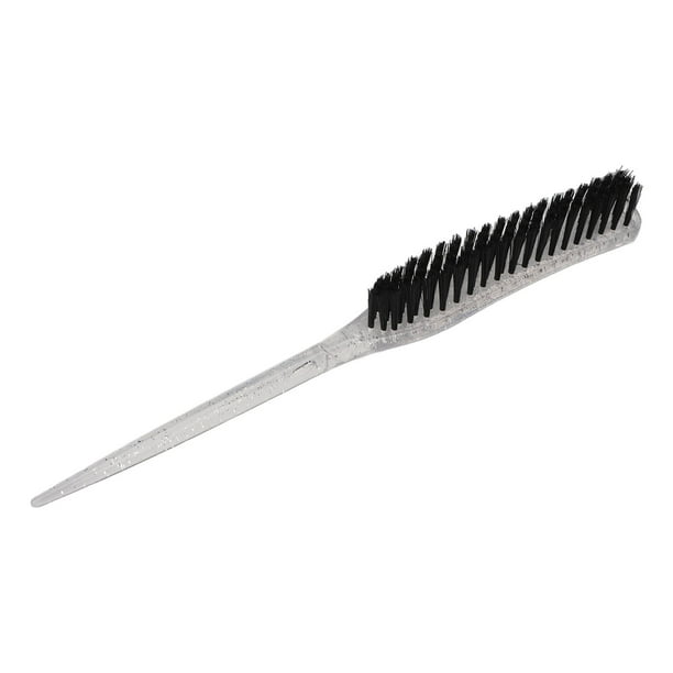 Tail Teasing Brush, Back Combing Brush Glitter Handle Soft Nylon Back ...