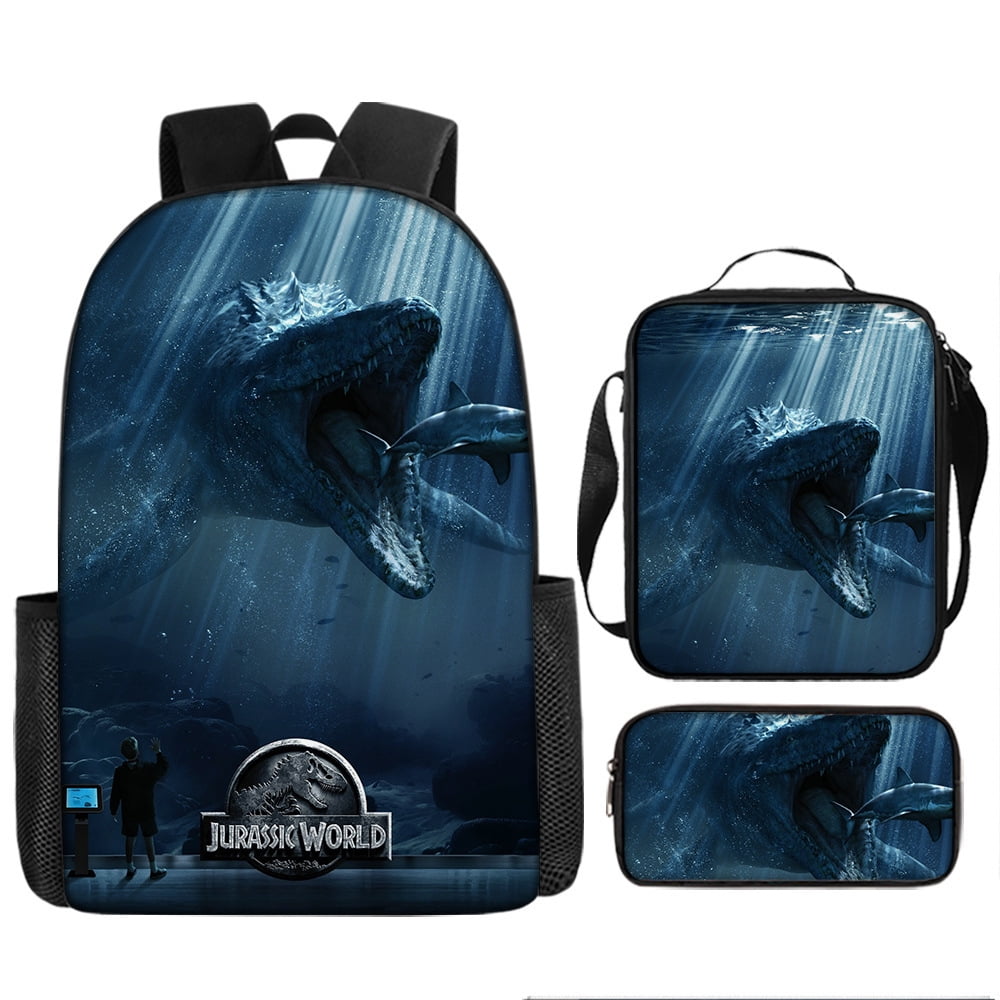 Click here for Black Jurassic World Student Backpack Dinosaur Sch... prices