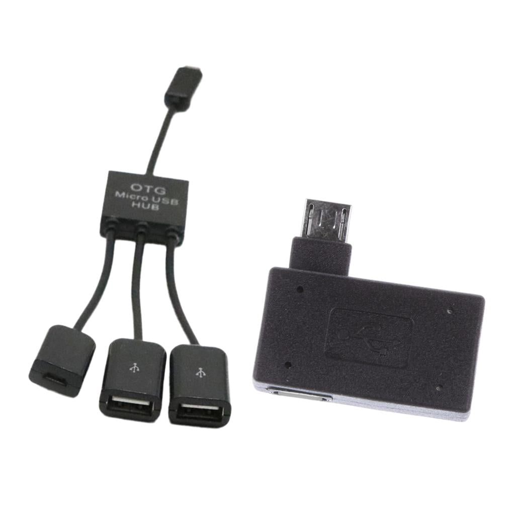 Adaptador USB 2.0 OTG , Concentrador USB Micro Adaptador De Extensión ...