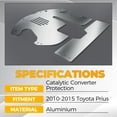 6 Catalytic Converter Protection Security Shield Defense For Toyota ...