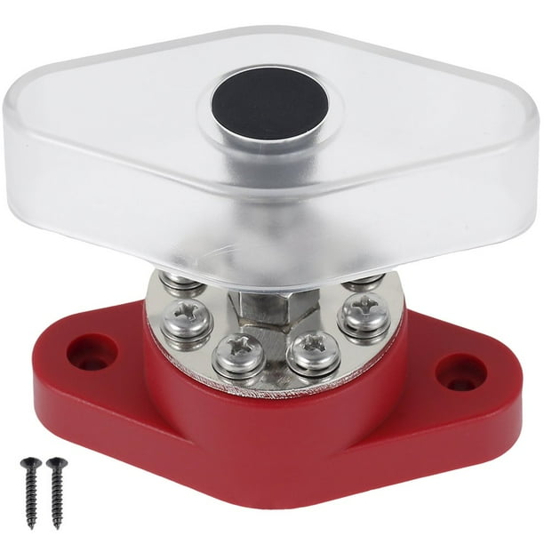 1/2Pcs Power Distribution Block M10 48V DC 3/8inch Professional Bus Bar ...