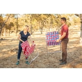 Outdoor Spectator (2-Pack) Classic Aluminum Webbed Folding Lawn / Camp ...