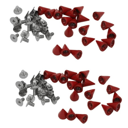 40 pieces point rivets cone decorative rivets for riveting cone rivets ...