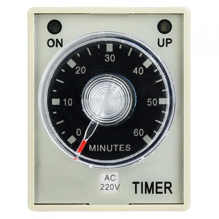 Timing Relay, Delay Time Relay, Relay Delay Timer 8 Pins 60Min AH3-3 ...
