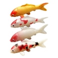BESTYASH 4Pcs Realistic Artificial Carp Aquarium Fish Decor Assorted ...