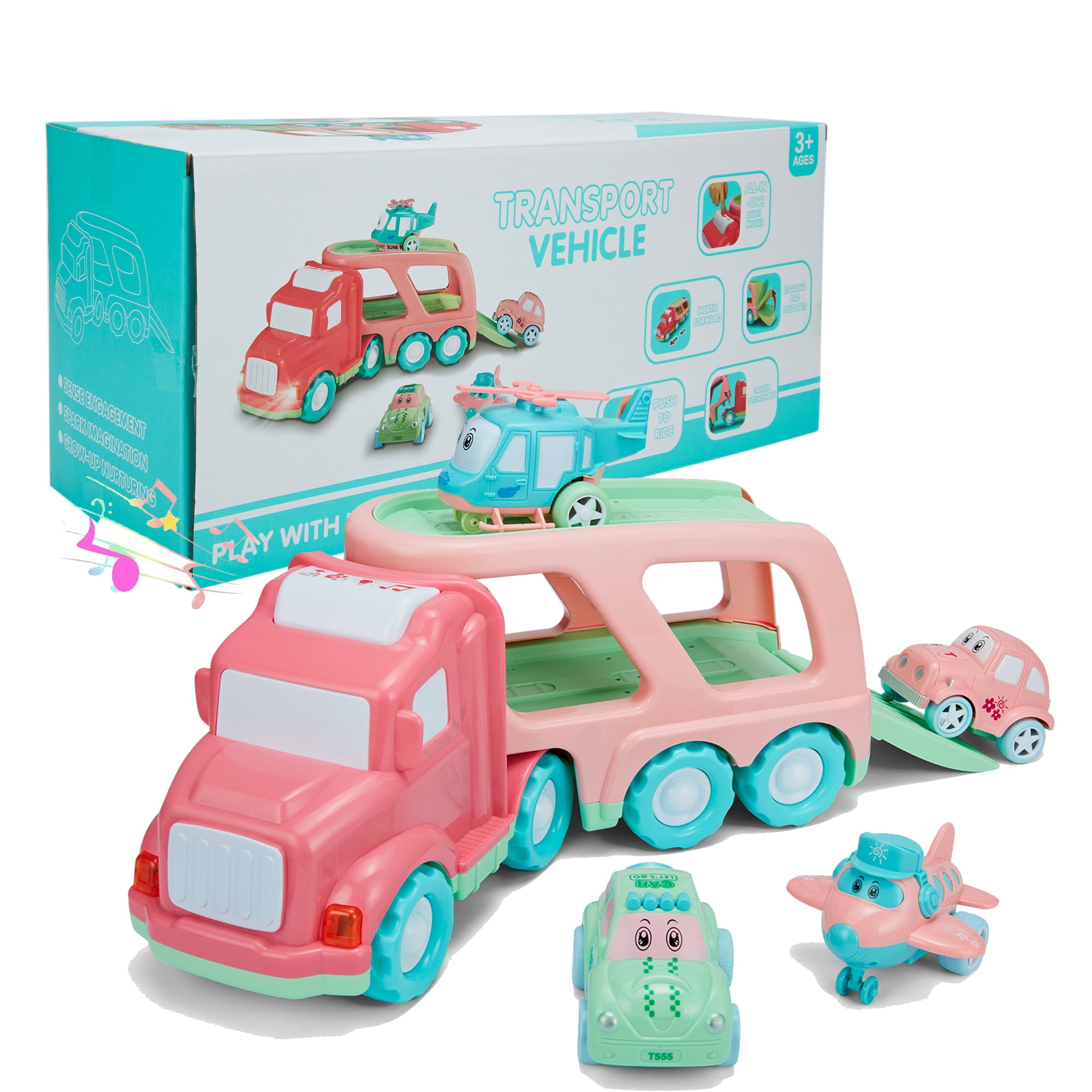 Transport Truck Cartoon Vehicles Transport Car Truck Transport Car ...