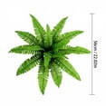 Artificial Boston Fern Bush- 1 Large Artificial Ferns for Outdoors, 22 ...