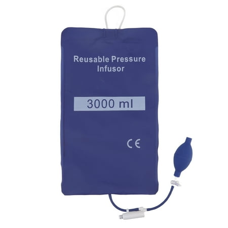 Pressure Infusion Bag, Safe 3000ml Fluid Pressure Bag Prevent Overpressure For Natural Disaster ...