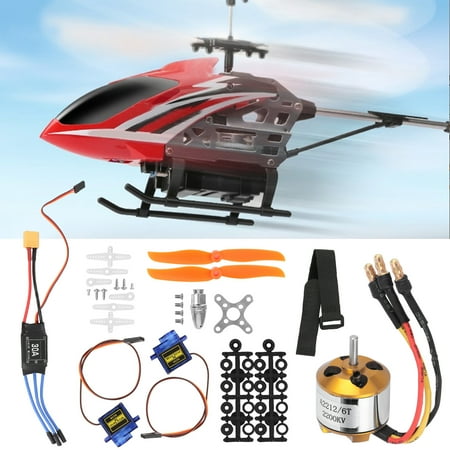 Plastic + Metal 2212 KV2200 Motor 6035 Propeller Servo 30A, RC Remote ...