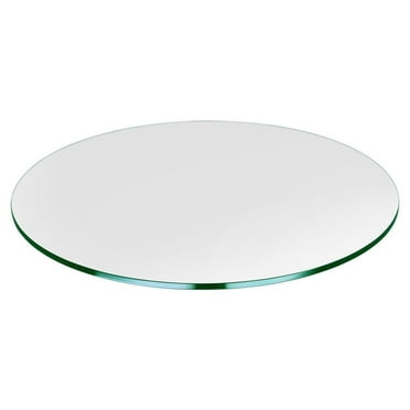 vidaXL Table Top Glass Top Round Table Top Replacement for Coffee Side ...