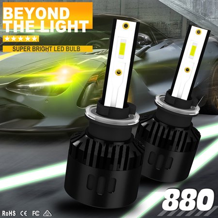 TopOne 1 Pair Metal P2 Car Led Headlight Bulb 6k White 6000lm Ip68 ...