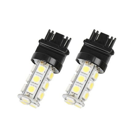 2 Pcs 3156 18-5050-SDM-LED Cool White Bulbs Car Tail Reverse Back Up ...