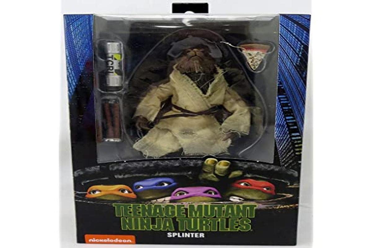 NECA Teenage Mutant Ninja Turtles Splinter Exclusive Action Figure ...