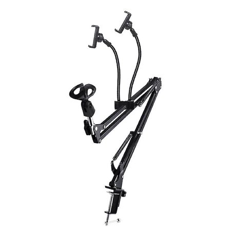 Scissor Arm-stand Microphone Holder With A Spider-cantilever Bracket ...