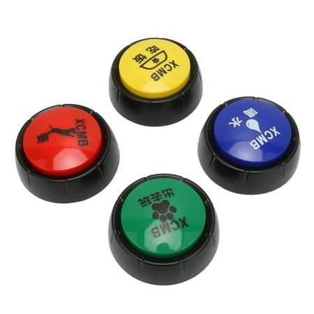 Puppy Communication Button, Portable Cute Sound Effects Interactive Pet ...