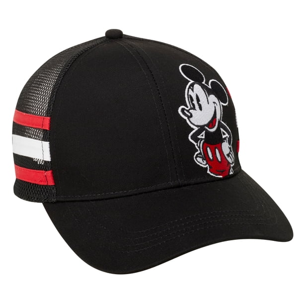 Disney Men’s Mickey Mouse Hat – Snap-Back Baseball Cap, Dad Hat ...