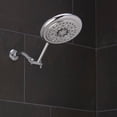 Oxygenics Storm Chrome Rain Shower Head with 9" Adjustable Arm ...
