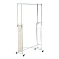 Honey Can Do Steel Double Folding Square Tube Garment Rack, Chrome ...