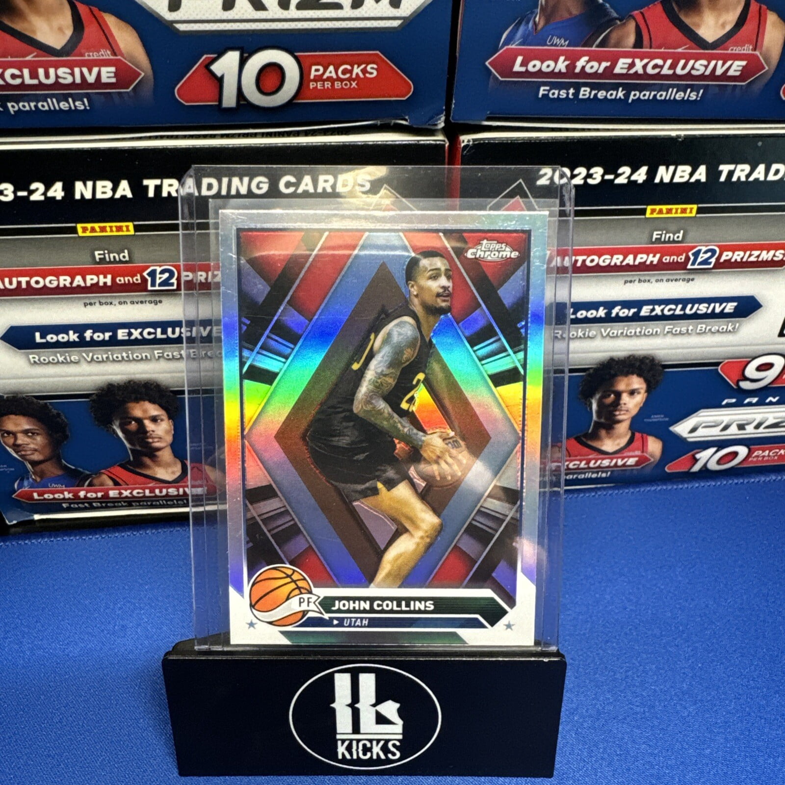 2023-24 Topps Chrome John Collins #102 Refractor Parallel/Variety Base ...