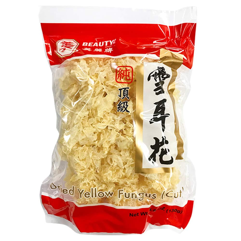 Beauty White Fungus Dried Snow Fungus Tremella Mushroom 4.6oz. 頂級雪耳花 ...
