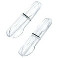 Clear Plastic Tongs, 6 1/2 Inches, Set of 8 - Ideal for Catering ...