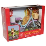 18 inch Doll Bike with Streamers and Basket - Walmart.com