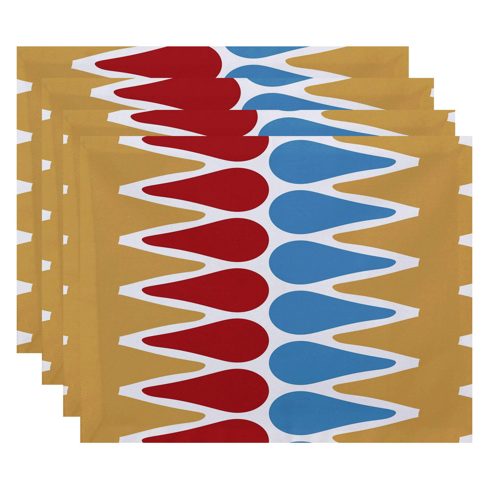 Simply Daisy, 18 x 14-inch, Multi Colored Picks, Geometric Print ...