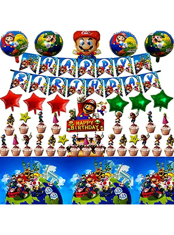 Super Mario Bros Party Supplies in Party & Occasions - Walmart.com