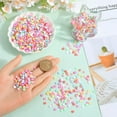 1 Set Handmade Polymer Clay Beads No Hole/Undrilled Mixed Color 4~5x0.8 ...