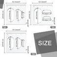 3Pcs Multifunctional Acrylic Drawing Scale Ruler Painting Stencils for ...