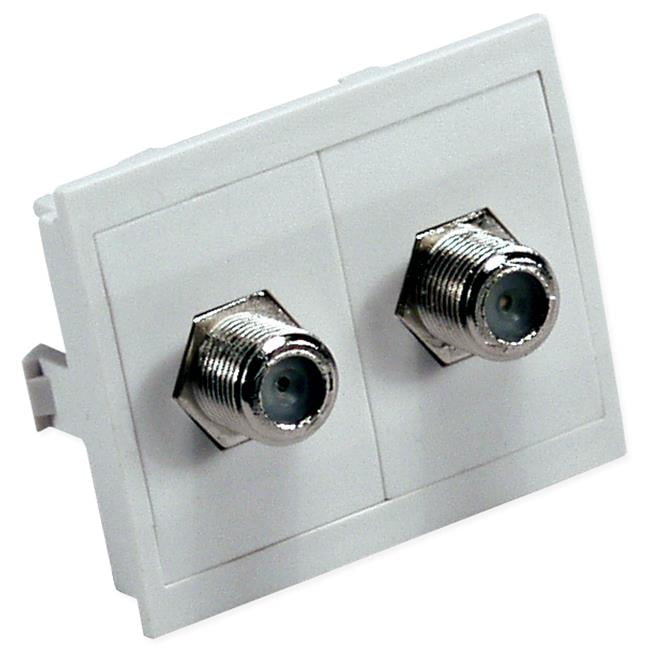 Dual F Coax Jack for Flexible Wall Plate System - Walmart.com