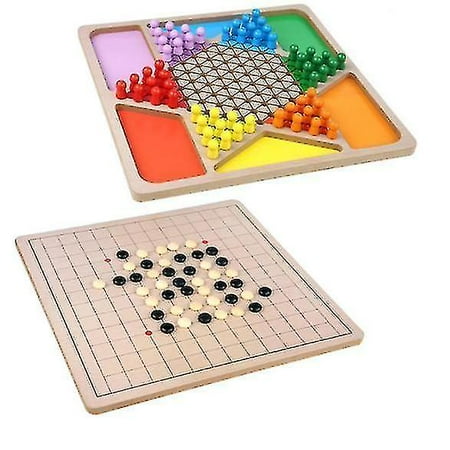 Gobang Checkers Two-in-one Puzzle Game Chess, Parent-child Interactive Party Desktop Toy ...