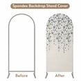 6FT Arch Backdrop Covers, Weeping Flowers Wedding Arch Cover Stretchy ...