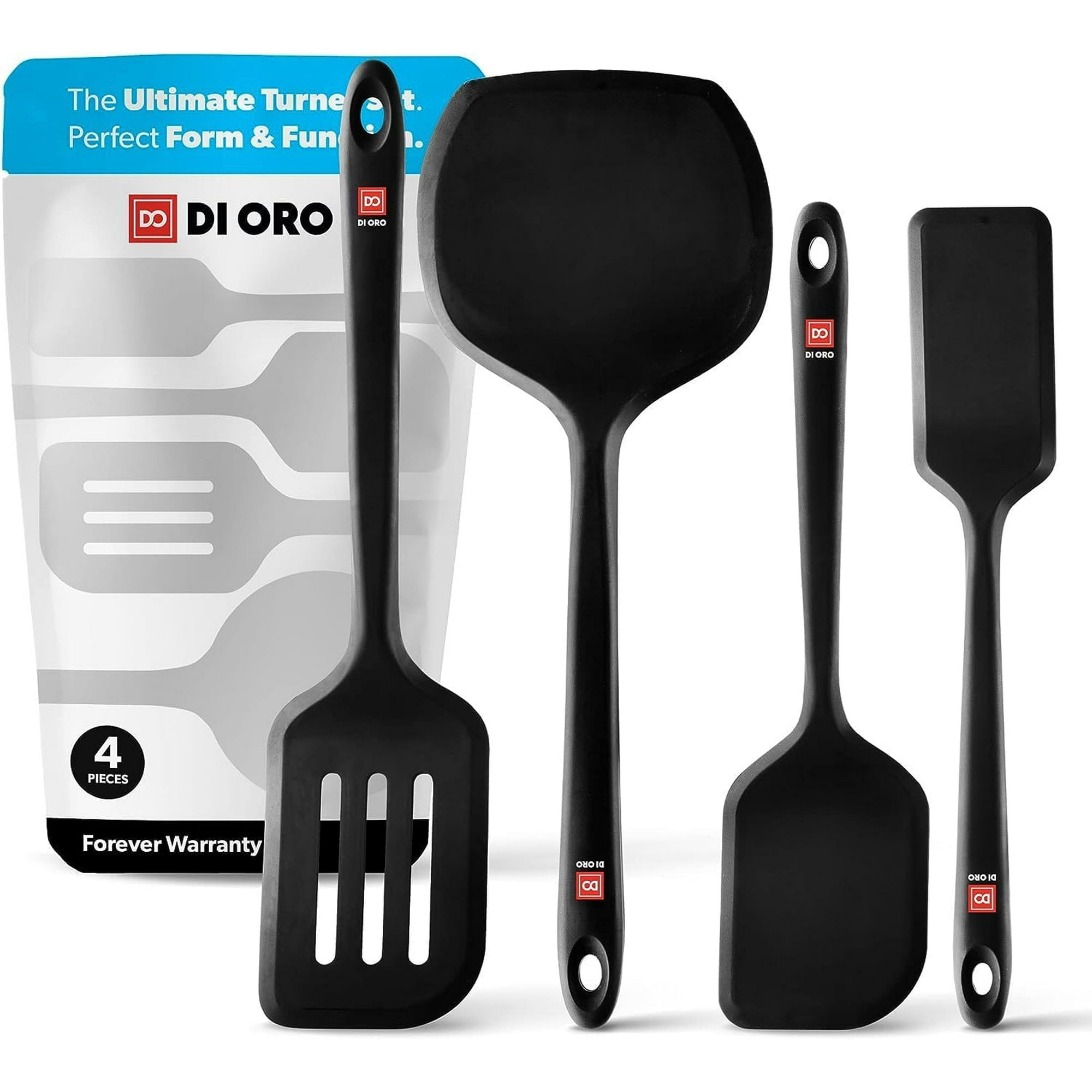 Click here for Di Oro Silicone Turner Spatula Set - Kitchen Spatu... prices