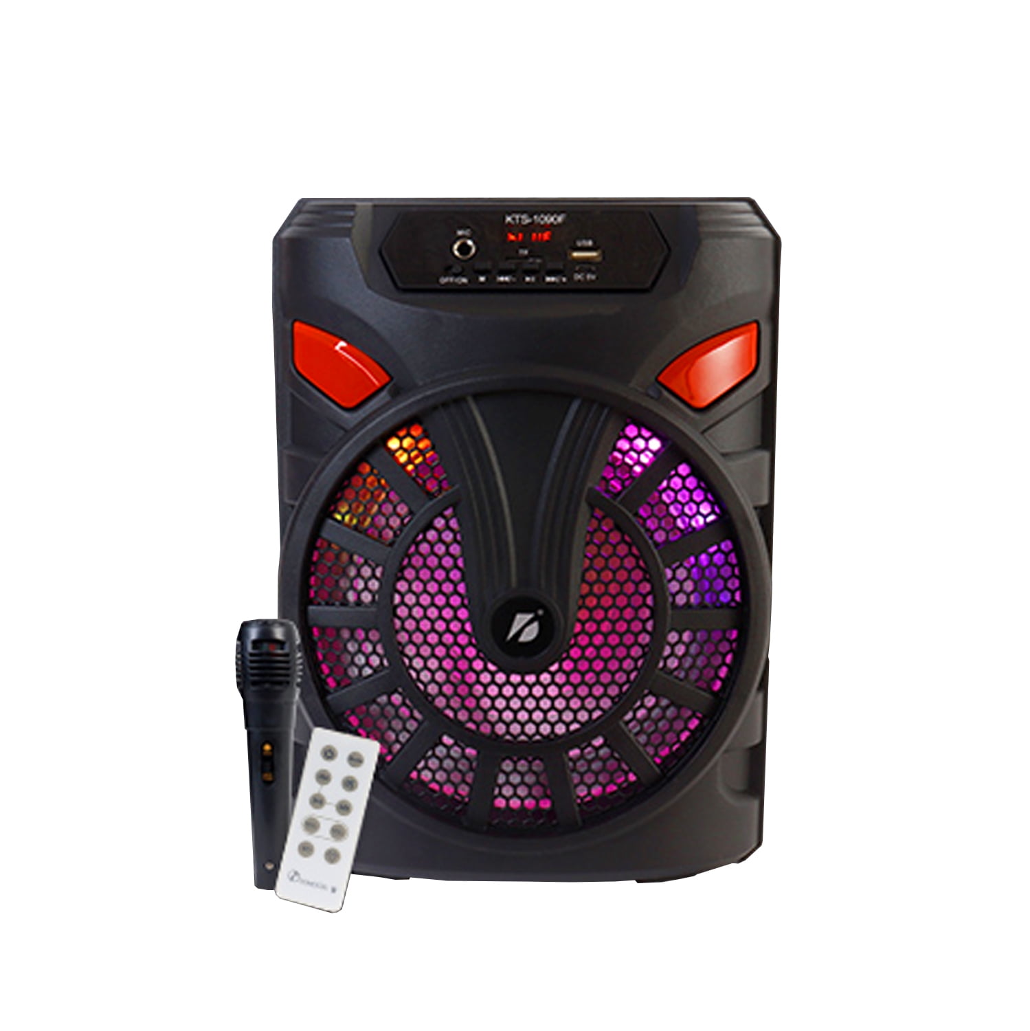 Bocina Portátil de 8" con Micrófono y Control Remoto Link Bits KTS-1090F | Walmart en línea