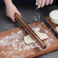 ReaNea Rose Gold Rolling Pin 16.7" Stainless Steel Matte Roller Rolling ...