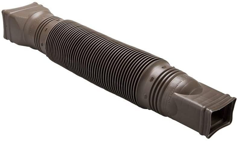 Amerimax Brown Flexible Downspout Extension Gutter Connector Rainwater ...