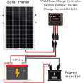 30 Watt 12V Solar Panel Kit with Adjustable Solar Panels Tilt Mount ...