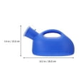 NUOLUX Handheld Portable Urinal Bottle 2000ml, Spill Proof Plastic ...