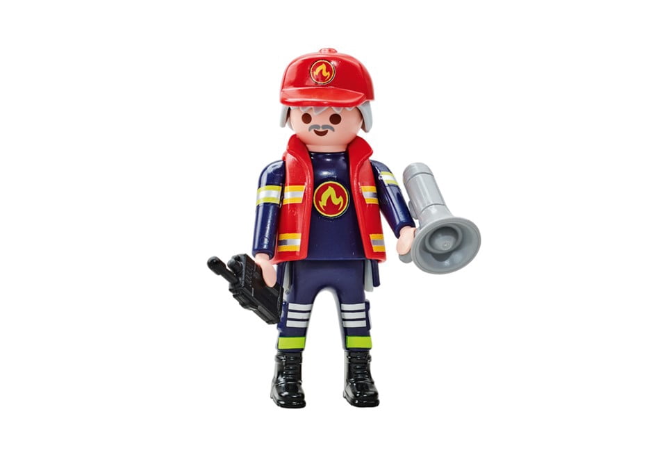 Playmobil Add On #6585 Fire Brigade B Captain - New Factory Sealed ...