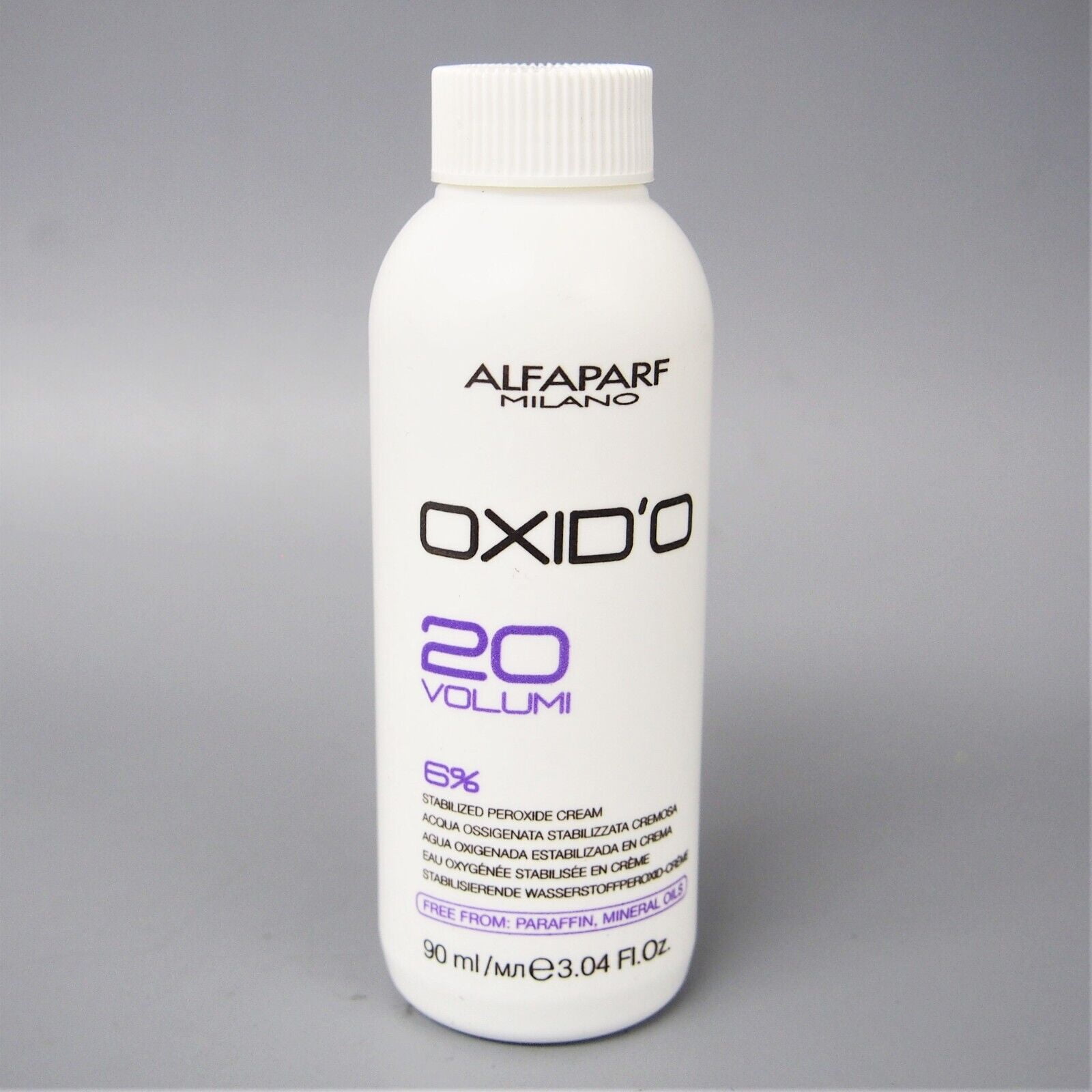 Alfaparf OXIDO Stabilized Peroxide Cream 3.04oz/ 90ml, VOLUME 20 6% ...