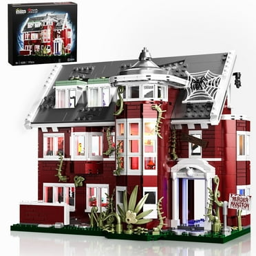 FUNWHOLE Cyberpunk Mansion Lighting Building-Bricks Set - 2524 Pcs ...