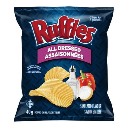 Ruffles All Dressed Potato Chips | 40G/Unit, 48 Units/Case - Walmart.ca