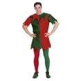 Rubies Red and Green Elf Tights for Adults, One Size - Walmart.com