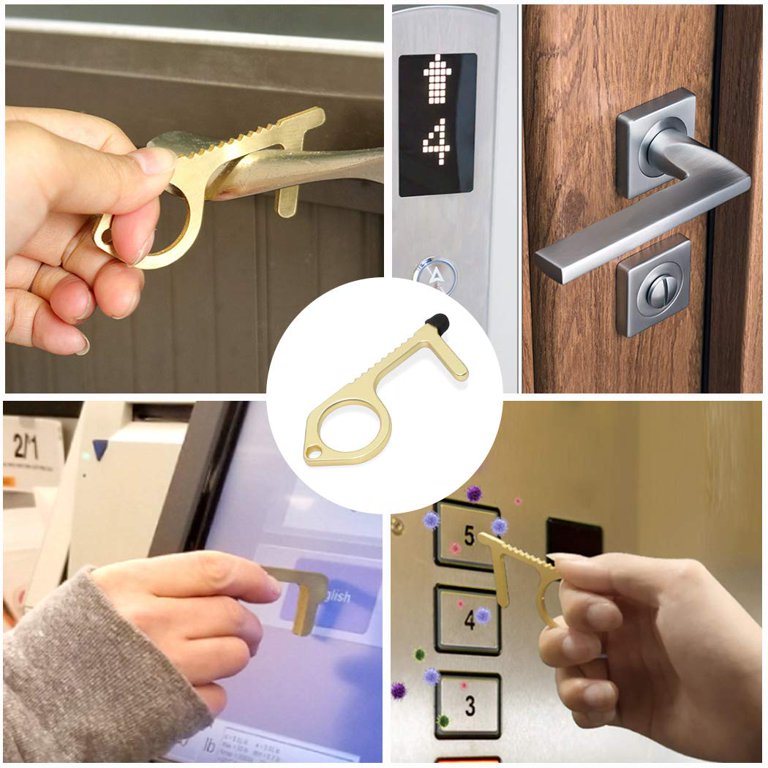 Bottle Opener Button Keychain