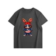 4th of July Patriotic Shirt for Kids Girls 2T American Flag Bunny ...
